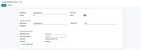 Email Configuration In Odoo