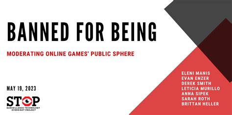 Banned For Being — S T O P The Surveillance Technology Oversight Project