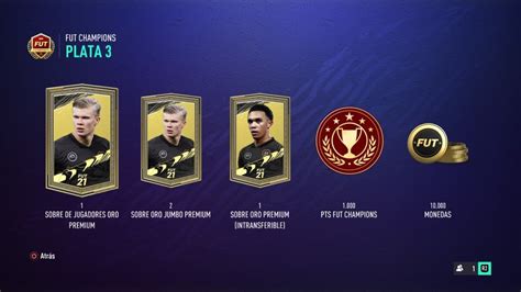 Fifa 21 Todas Las Recompensas De Fut Champions En Los Distintos Rangos
