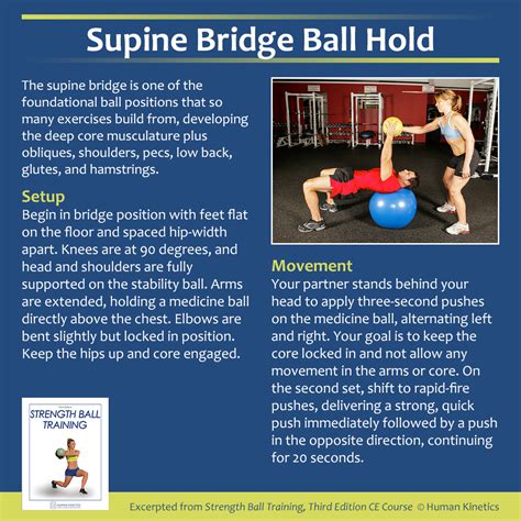 Human Kinetics Continuing Education The Strength Ball Training Third Edition Ce Course