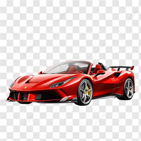 지붕이 없는 빨간색 페라리 F8 소프트 키트 스포츠카가 편집용으로 측면 뷰에 표시됨 우아 사치 자동차 Png 일러스트 및 이미지 에 대한 무료 다운로드 Pngtree