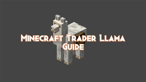 Minecraft Trader Llama Guide Drops Behavior And Attacks Pillar Of Gaming