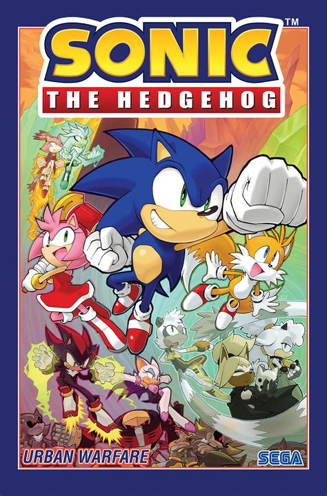 Sonic The Hedgehog Graphic Novel Volume 15 Urban Warfare Comichub