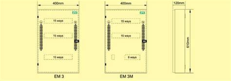 EPS 3 Row Metal DB Box EM3 45 Ways EM3M 38 Ways See Kwong Your Preferred Electrical Shop In