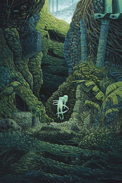 Green Liminality Visionary Art Ethereal Art Fantasy Art