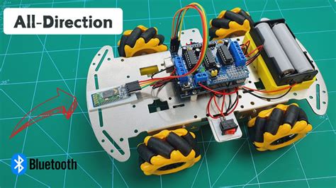 Arduino Mecanum Wheels Robot Bluetooth Car Youtube