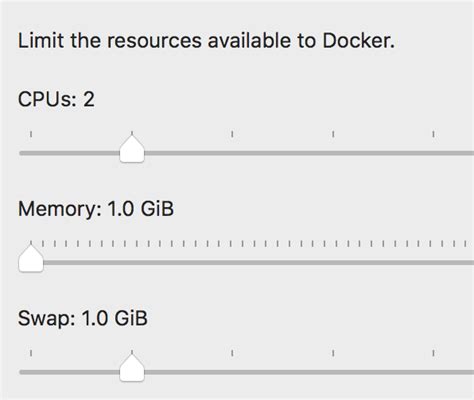 Is Is Possible To Limit Memory To Less Than Gb Docker Desktop Docker Community Forums