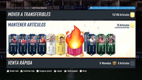 Futties Pack Opening En Mejora 85 X10 Fifa 23 Ultimate Team Youtube