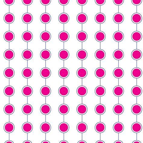 Abstract Geometric Creative Vertical Pink Circle Repeat Pattern