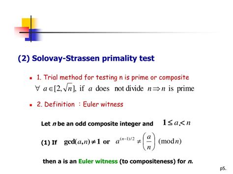 ppt 6 3 primality testing powerpoint presentation free download id