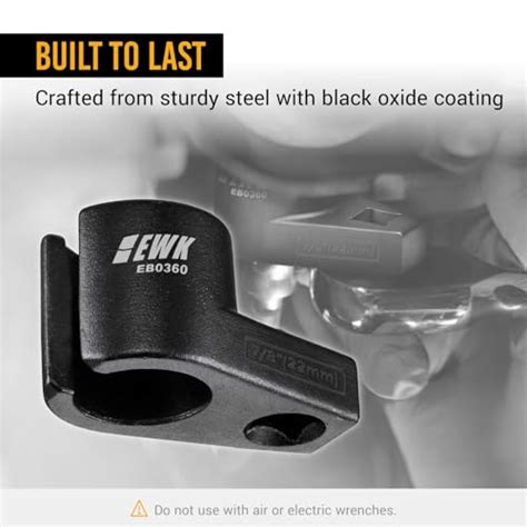 Ewk 7 8 22mm Offset Oxygen Sensor Socket 3 8 Drive O2