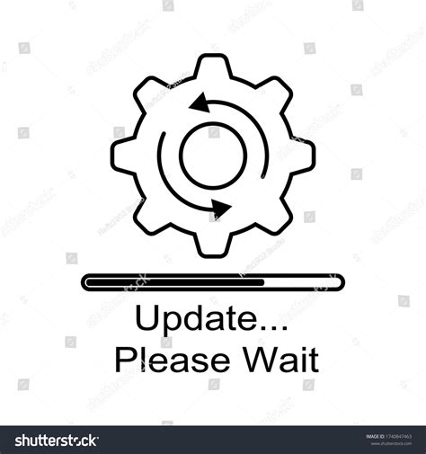 Loading Process Update System Icon Concept Stock Vector Royalty Free 1740847463 Shutterstock