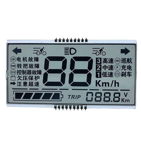 China Segment LCD Display TN HTN FSTN For Smart Meter Factory And Manufacturers Malio