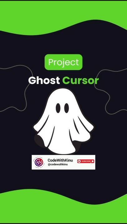 Ghost Cursor Animation 💀 Css Coding Programming Youtube