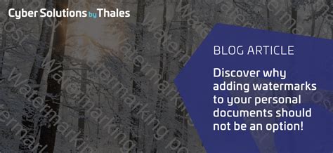 discover why adding watermarks to your personal documents should not be