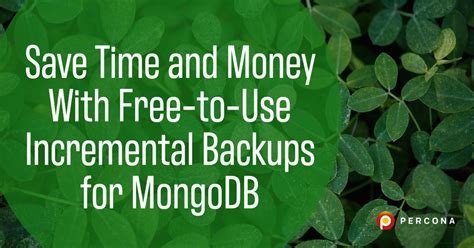 Save Time And Money With Free To Use Incremental Backups For Mongodb