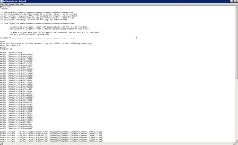 psarc data file exporting batch script no mans sky mods