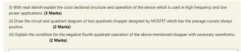SOLVED With Neat Sketch Explain The Cross Sectional Structure And