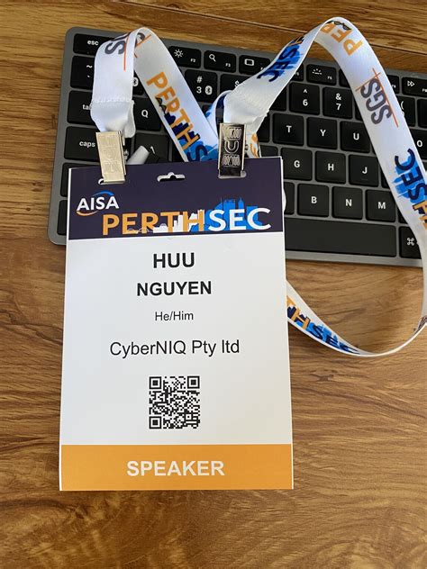 Perthsec Aisa Cyberniq Cybersecurity Huu Nguyen
