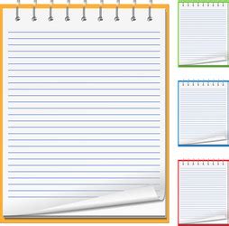 Notebook Royalty Free Vector Image VectorStock