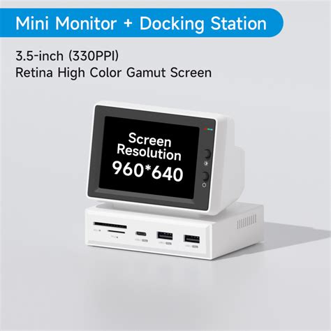 Hagibis Inch IPS USB Mini Screen With USB C Hub USB C HDMI Monitor AIDA Mini PC CPU RAM HDD