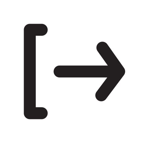 Log Out Outline User Interface Gesture Icons