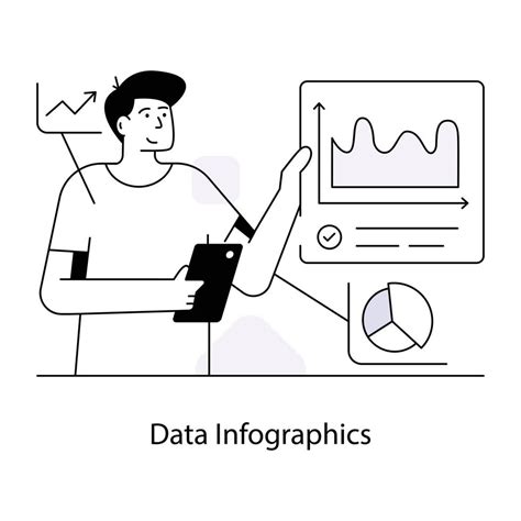 Trendy Data Infographics 21079317 Vector Art At Vecteezy