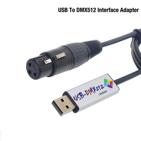 Led Dmx512 Computer Pc Stage Lighting Controller Dimmer Usb To Dmx