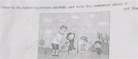Observe The Following Picture Carefully And Studyx