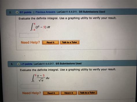 Solved Evaluate The Definite Integral Use A Graphing Chegg