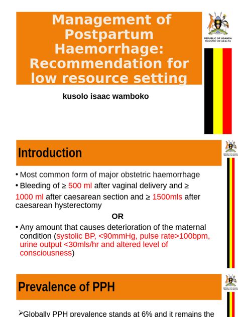 Pph Management Presenation Pdf Uterus Medical Specialties