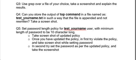 Solved Using Linux Ubuntu I Need Help Putting This In The Chegg Com