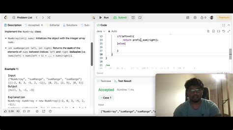 303 Range Sum Query Immutable Youtube