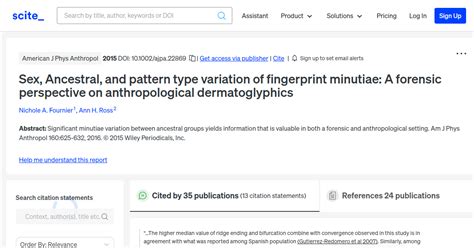 Sex Ancestral And Pattern Type Variation Of Fingerprint Minutiae A Forensic Perspective On
