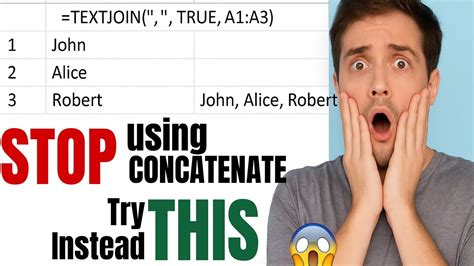 This Excel Trick Will Blow Your Mind 😲 Textjoin Explained Youtube
