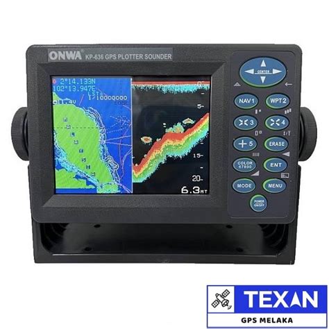 Onwa KP With Inch Color LCD Marine GPS Plotter Sounder Shopee Malaysia