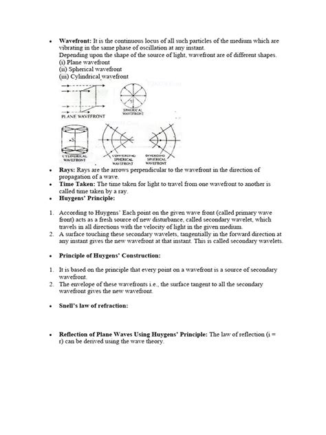 Wavefront Download Free Pdf Diffraction Waves