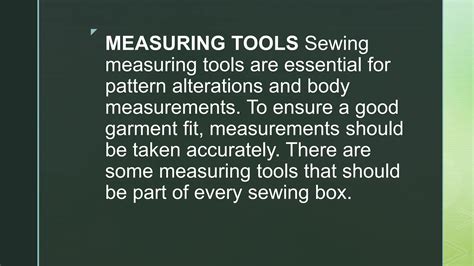 Identifying And Classifying Sewing Tools And Materials Ppt