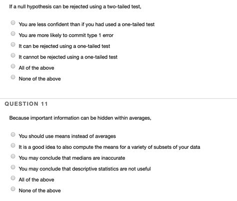 solved if a null hypothesis can be rejected using a
