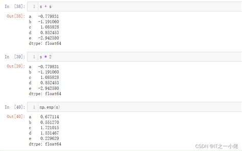 Pandas入门：series与dataframe详解 Csdn博客