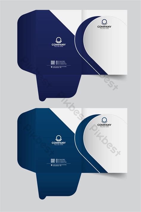 Simple And Clean Minimal File Folder Report Cover Template Ai Free Download Pikbest