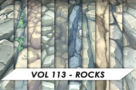 Stylized Textures Vol 113 Rocks 2d Textures And Materials Unity Asset Store