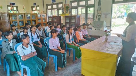 ကလိန်အောင်မြို့၌ ၇၆ နှစ်မြောက် လွတ်လပ်ရေးနေ့ကို ကြိုဆိုသောအားဖြင့် အသိပညာပေးဟောပြောပွဲ၊ နံရံကပ