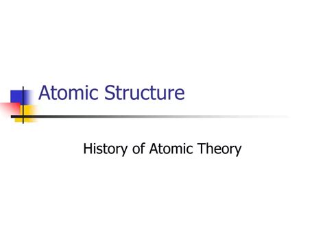 PPT Atomic Structure PowerPoint Presentation Free Download ID 9720990