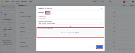 Import And Export Index Configuration SearchAssist