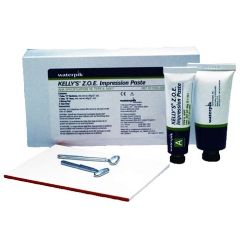 Kellys Z O E Impression Paste 60g Paste 60g Hardener Lavadent Online