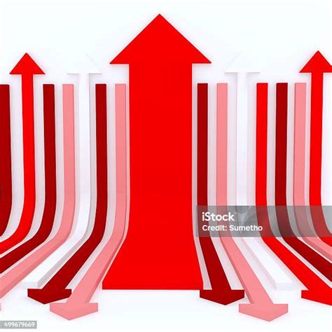 빨간색 화살표 배경기술 3차원 형태에 대한 스톡 사진 및 기타 이미지 3차원 형태 가격표 개념 Istock