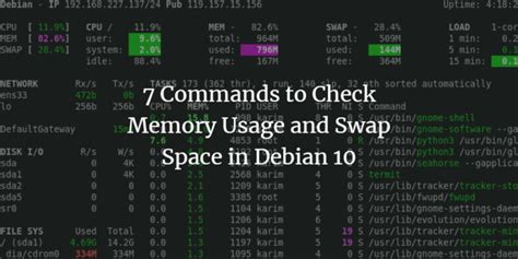 7 Commands To Check Memory Usage And Swap Space In Debian 10 Vitux