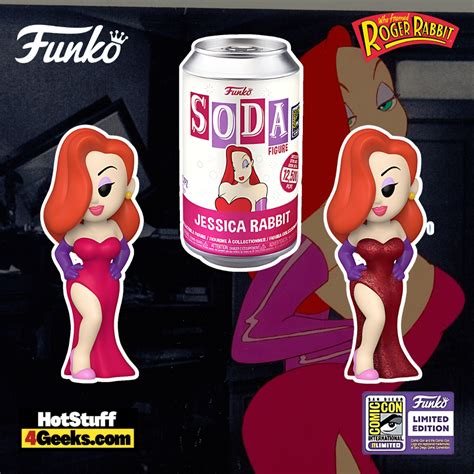 Sdcc Who Framed Roger Rabbit Jessica Rabbit Funko Soda