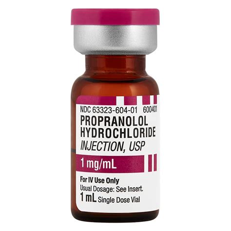Buy Inderal® Propranolol Hcl Injection Vial Online Us Shipping From
